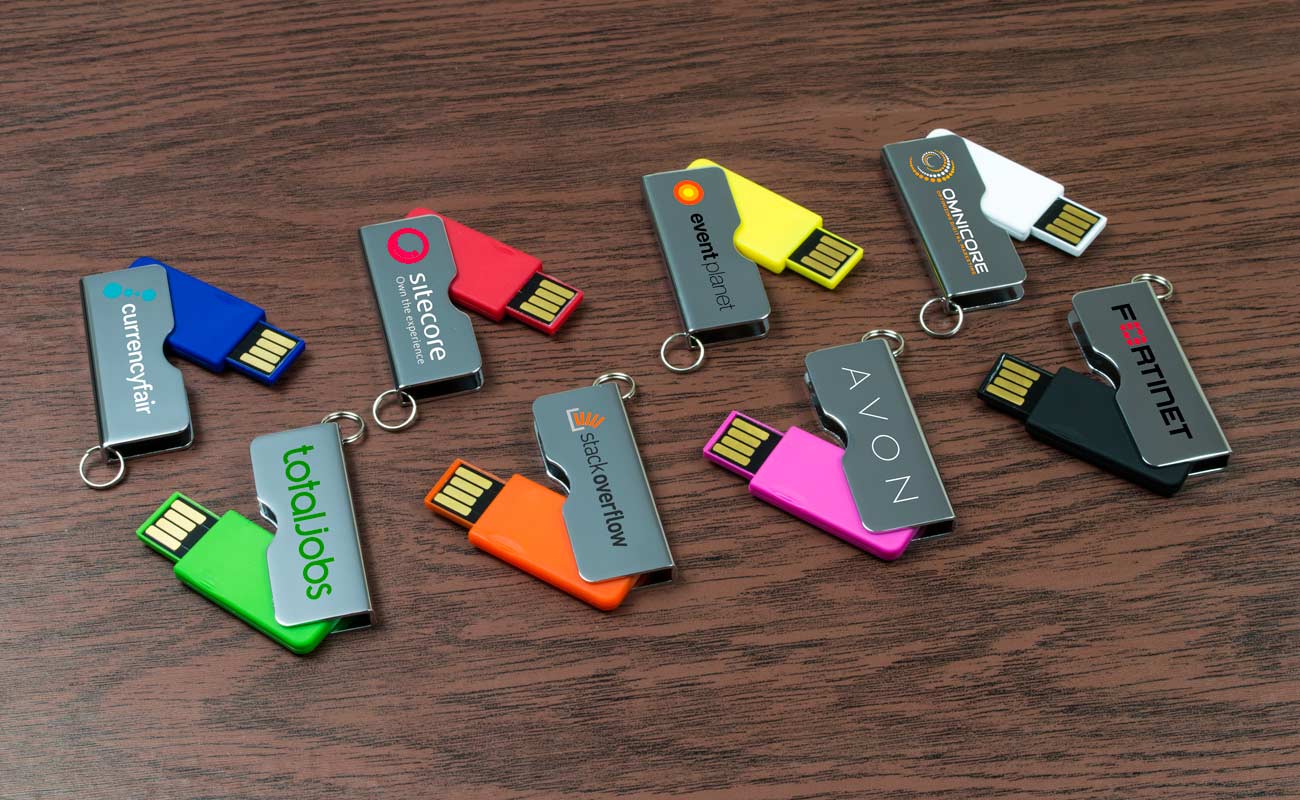 Custom USB Drives and more Printed with Your Logo