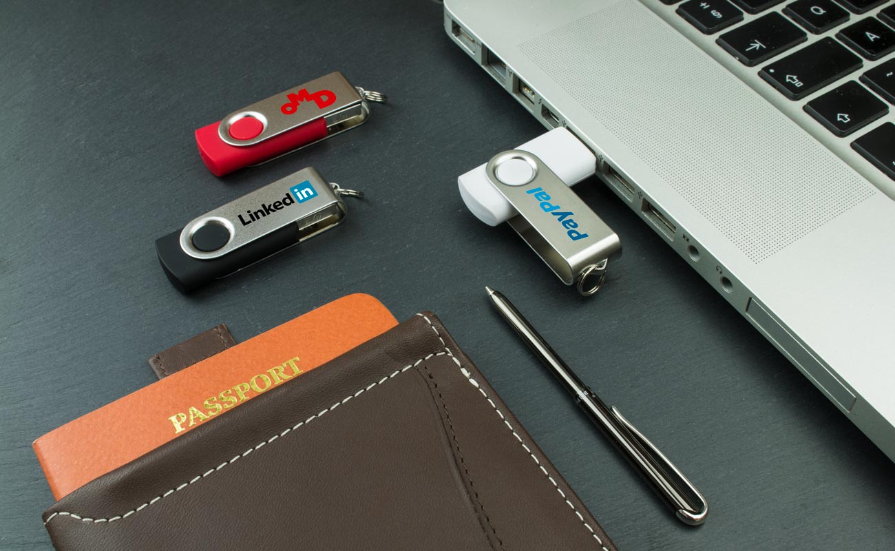 Custom USB Drives and more Printed with Your Logo